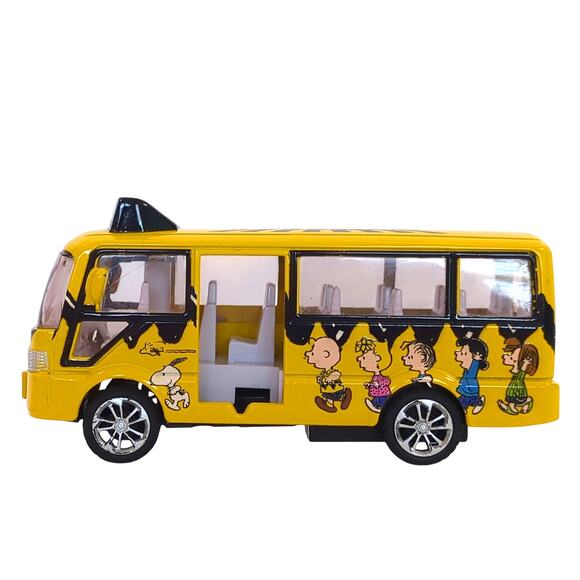 Peanuts | Toys | Rare Peanuts Charlie Brown School Bus Diecast Pull ...